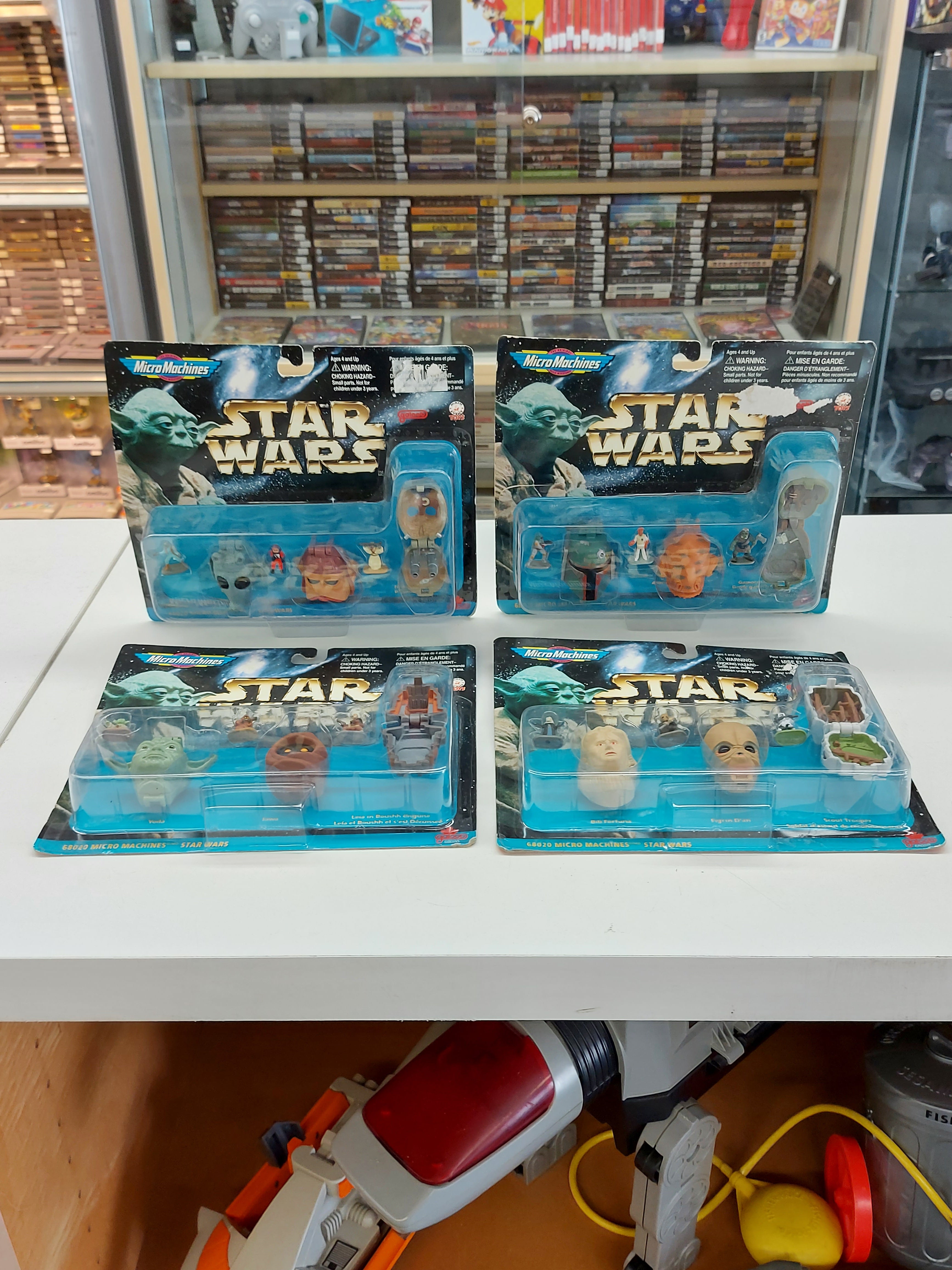 Star Wars Micro Machines 68020 Collection 1 2 3 4 Miniature Figure Hea ...